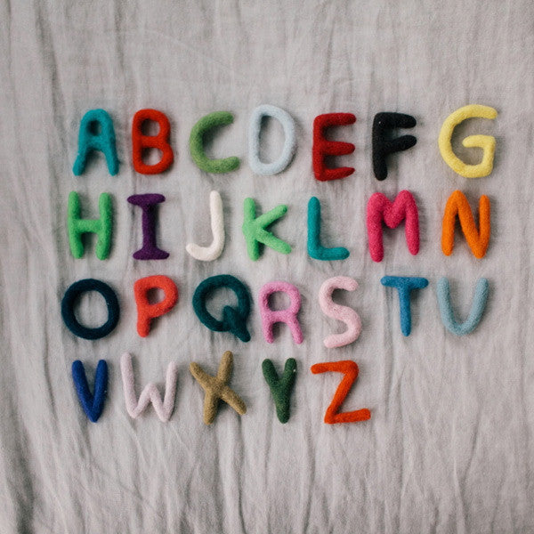 Wool Letters - TREEHOUSE kid and craft