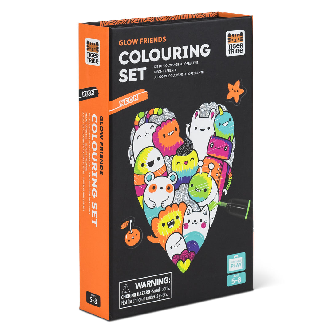 Neon Coloring Sets - TREEHOUSE kid and craft