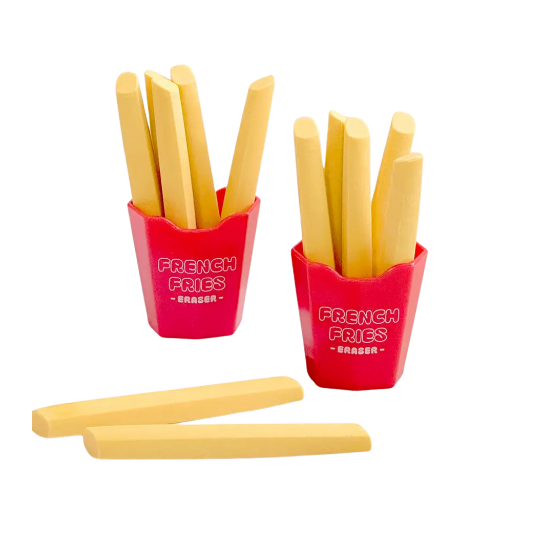 French Fry Erasers - TREEHOUSE kid and craft