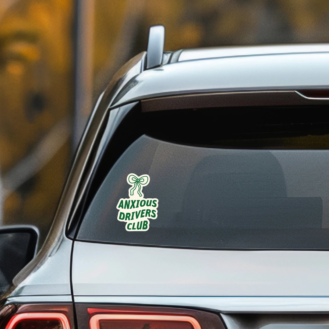 Anxious Driver Club Bumper Sticker - TREEHOUSE kid and craft