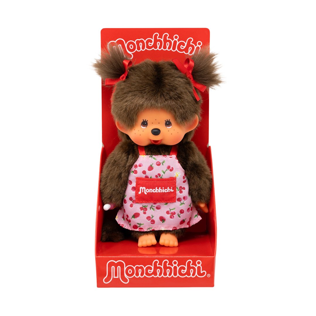Monchhichi Girl - Flower Apron Plush - TREEHOUSE kid and craft
