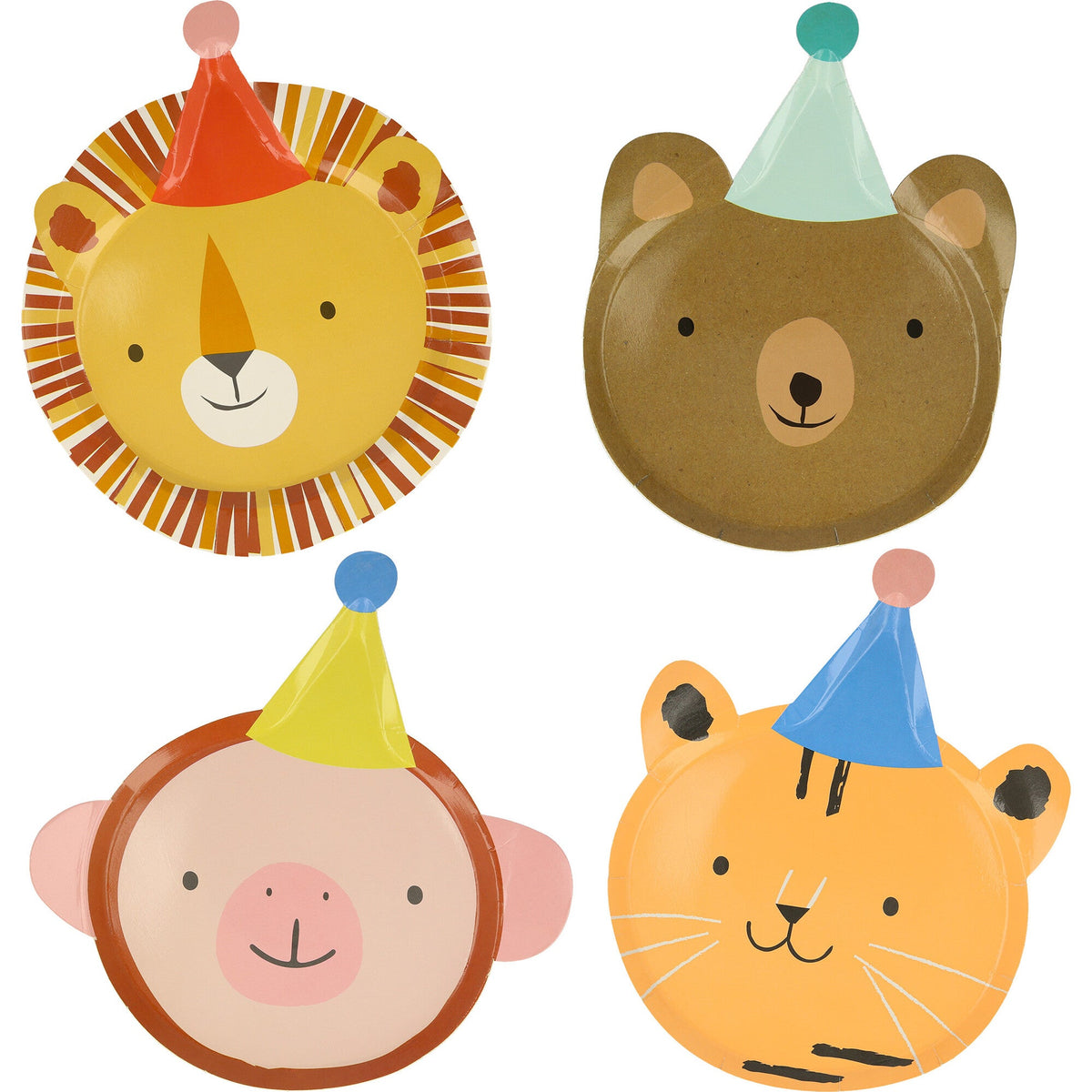 Animal Parade Shaped Plates | Meri Meri - TREEHOUSE kid and craft