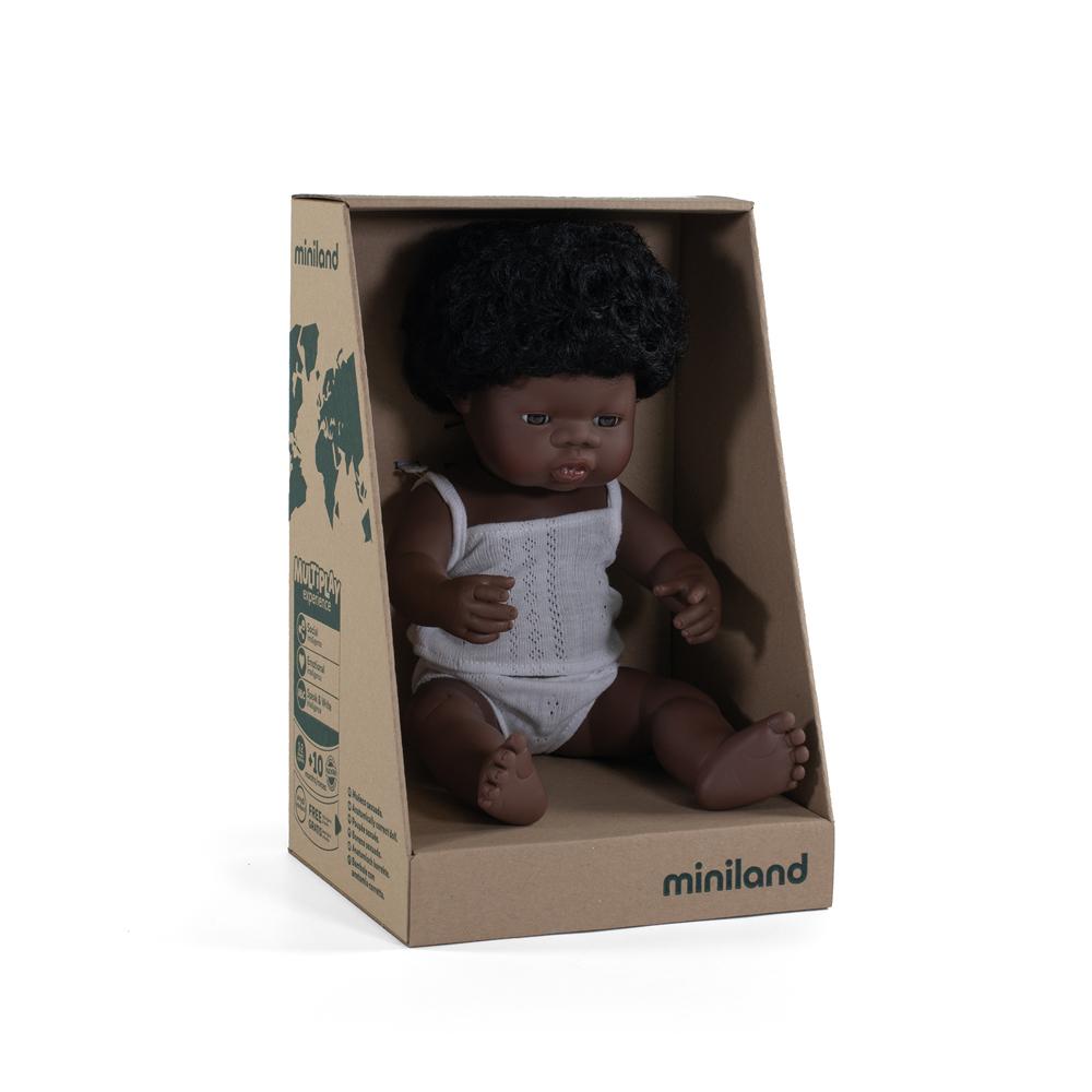 Baby Doll | African | Miniland - TREEHOUSE kid and craft